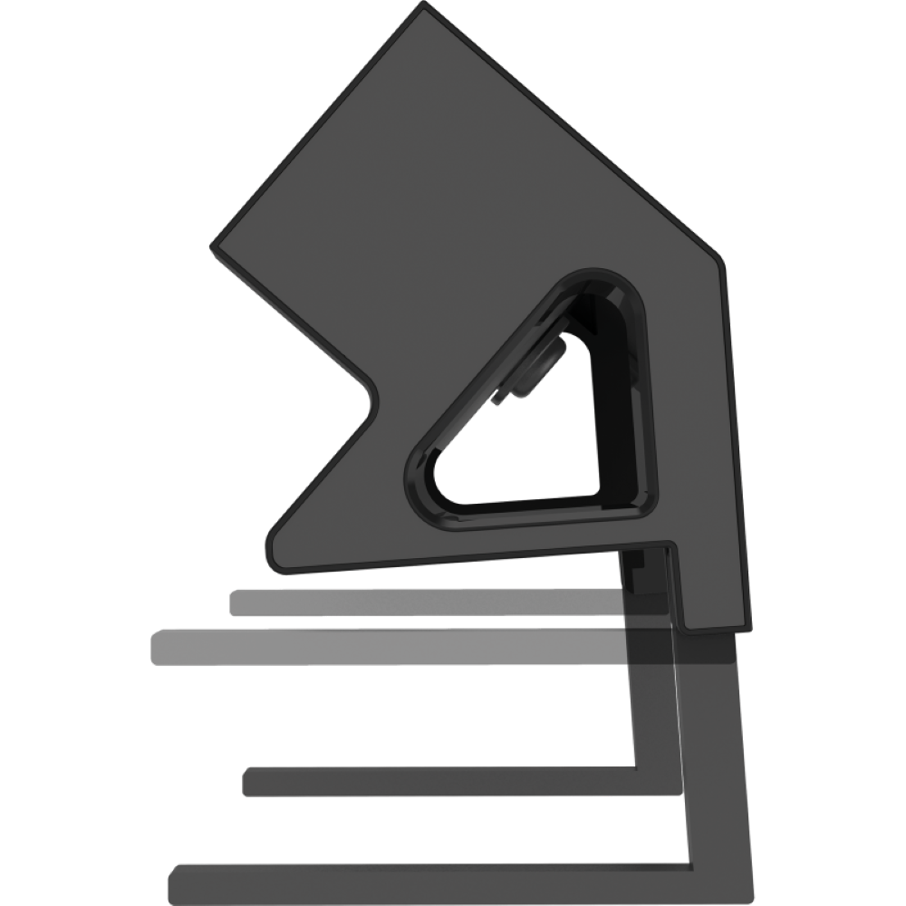 Filex Power Desk Up 2.0 – 2× 230V mit USB A + C – Schwarz | Ergo2Work